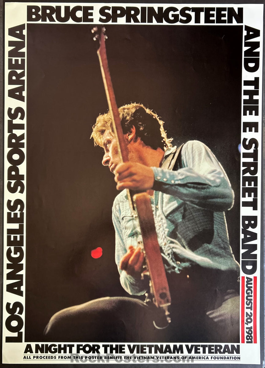 AUCTION - AOR 4.126 - Bruce Springsteen - Night for Vietnam Veterans ...