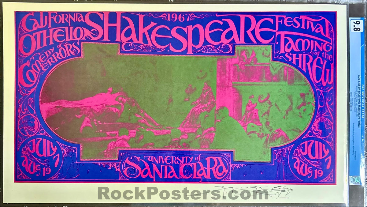 AOR 2.366 - California Shakespeare Festival - Stanley Mouse SIGNED - 1 ...