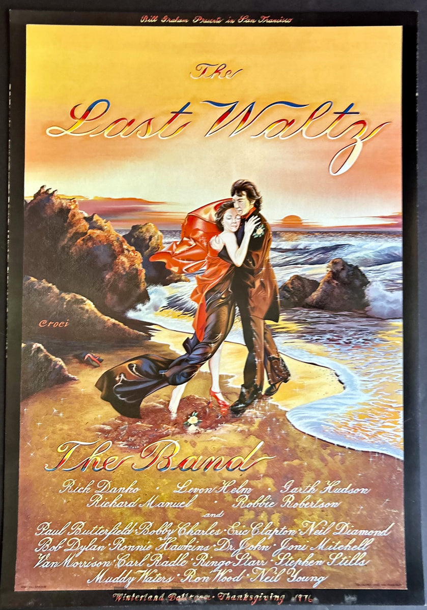 AUCTION - AOR 4.46 - The Band - The Last Waltz - 1976 Poster - Winterl ...