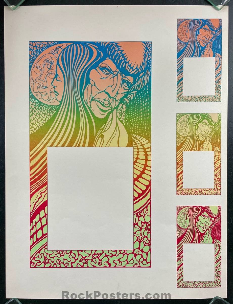 AUCTION - AOR 2.50 - BG-53 - Uncut Progressive Proof - 1967 Poster & C ...