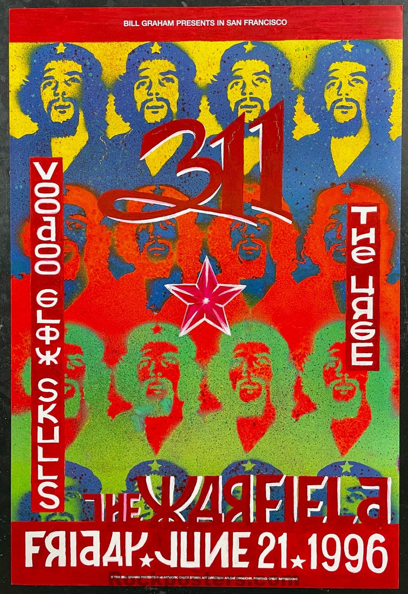 BGP-148 - 311 - Chuck Sperry - 1996 Poster - Warfield Theater - Near M ...