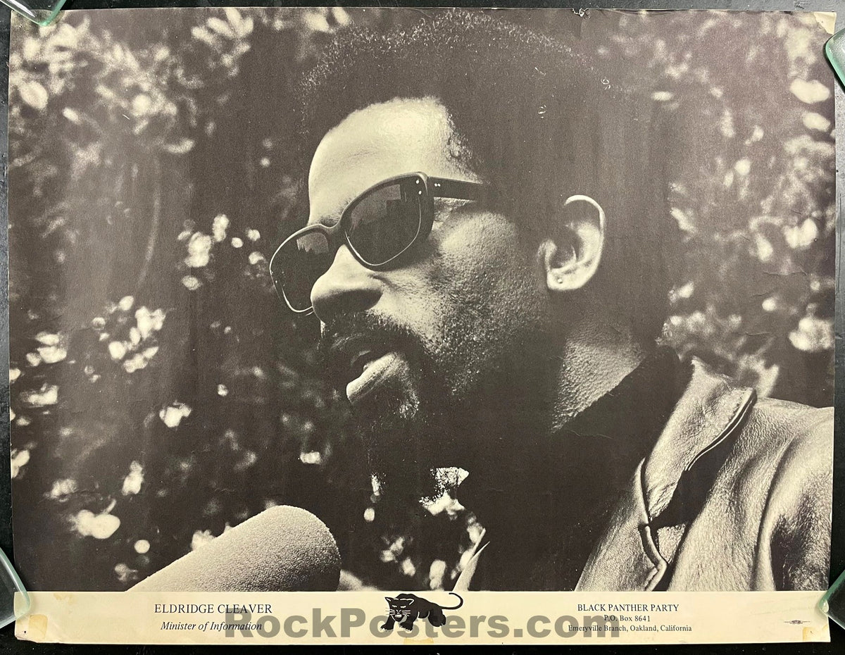 AUCTION - Black Panther Party - Eldridge Cleaver - Political Poster ...