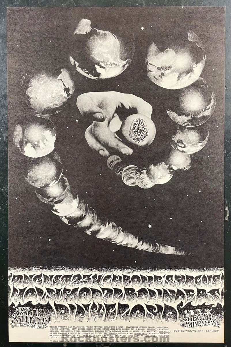 AUCTION - FD-131 - Pink Floyd - 1968 Poster - Avalon Ballroom - Near M ...
