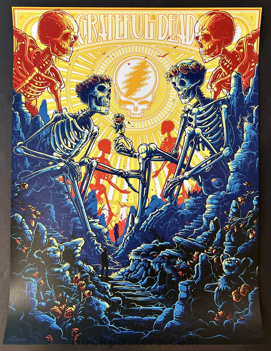AUCTION - Grateful Dead '24 - Dan Mumford - Art Print Poster - Mint ...