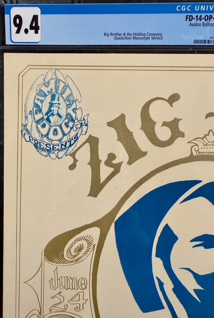 FD-14 - Zig Zag Man - Big Brother Janis Joplin - Mouse & Kelley - 1966 ...