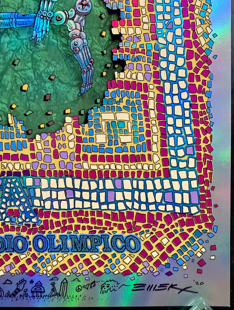 AUCTION - Pearl Jam - Rome ’18 - Live Stream Foil Variant - Artist Edi ...