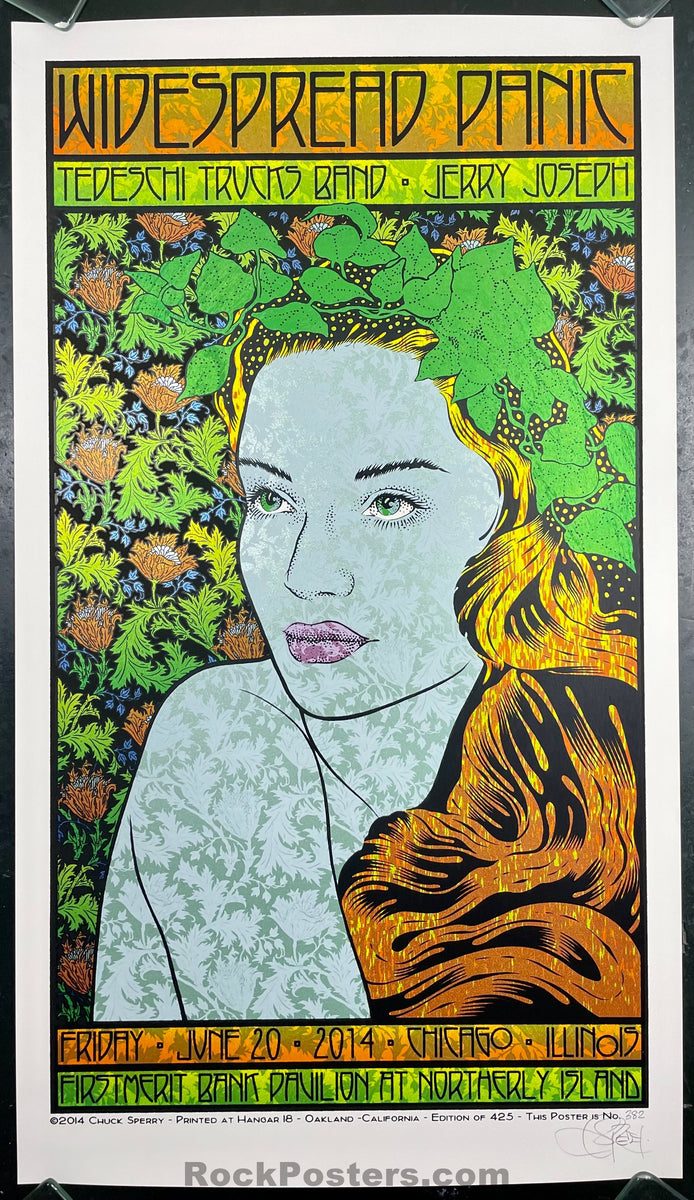 AUCTION - Widespread Panic - Chicago '14 - Chuck Sperry - 1st Edition ...