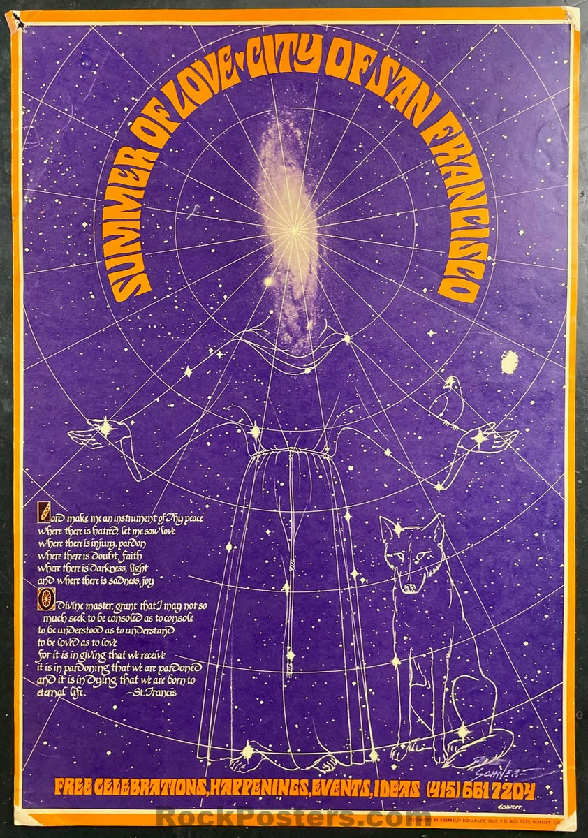 AUCTION - Summer of Love - City Of San Francisco - Bob Schnepf Signed ...