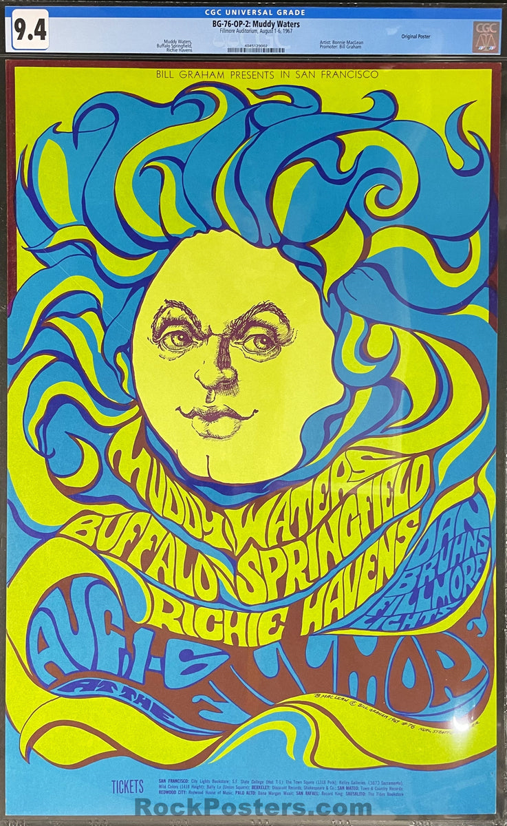 AUCTION - BG-76 - Buffalo Springfield - Bonnie MacLean - 1967 Poster ...