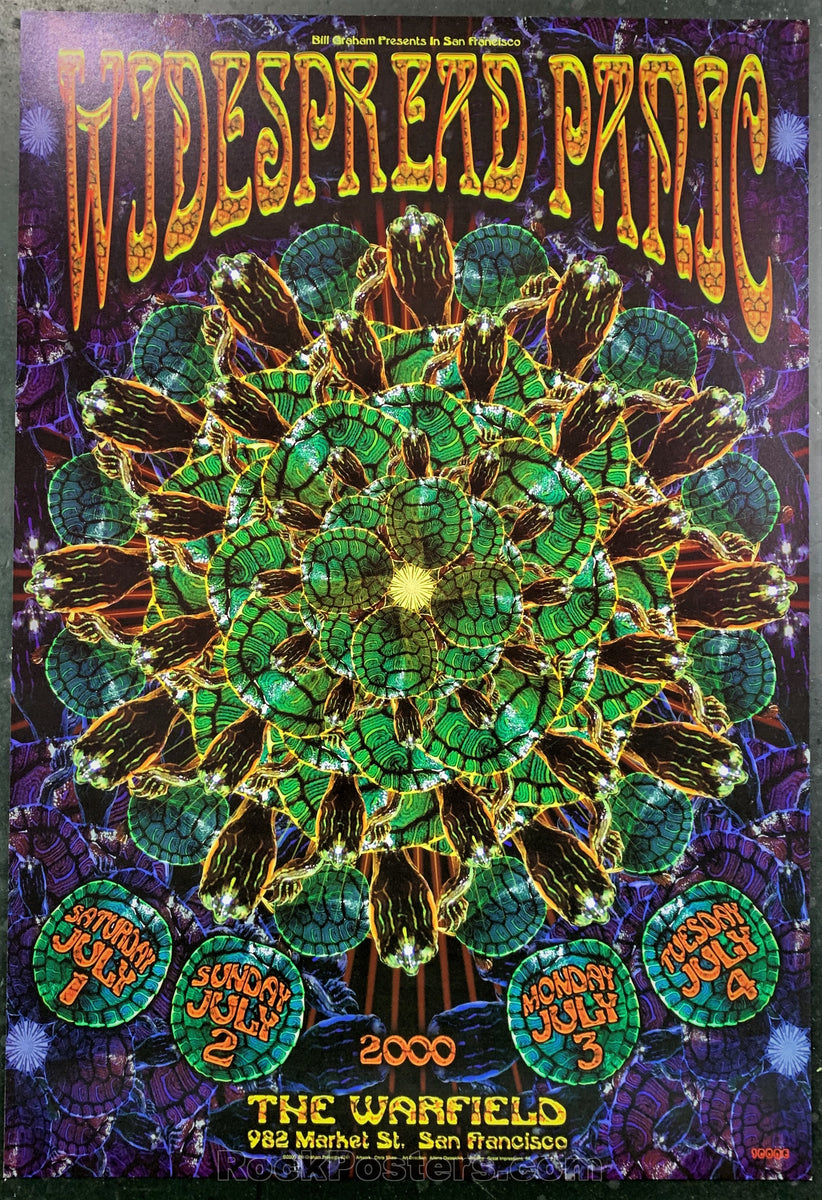 BGP-241 - The Widespread Panic Poster - Warfield Theater - Near Mint M ...