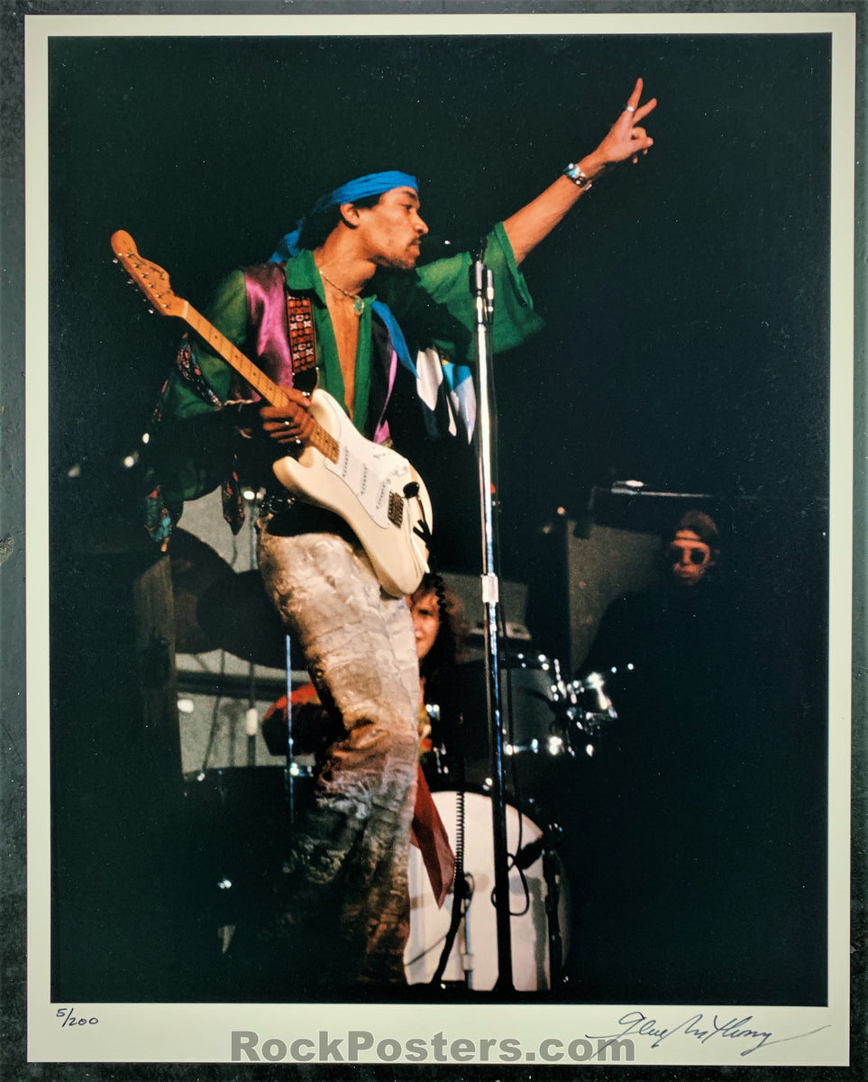 AUCTION - Jimi Hendrix - 1968 Gene Anthony 5/200 Photograph - Winterla ...