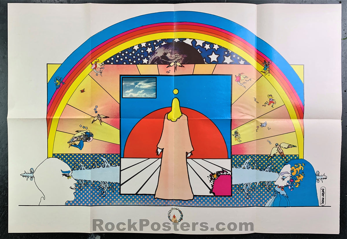 AUCTION - Peter Max - 1970 Psychedelic Poster and Magazine - Excellent ...